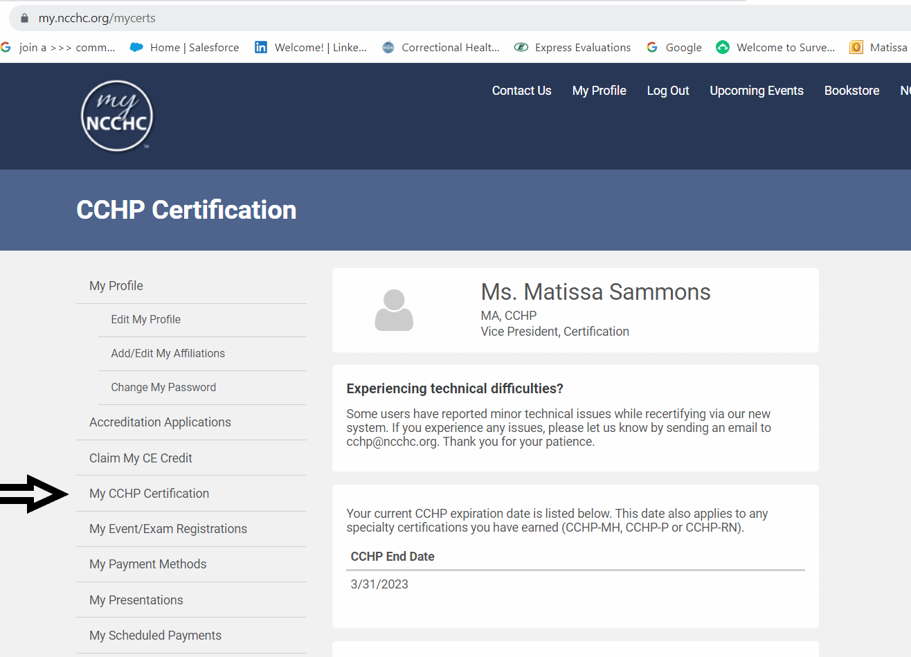 Print Your Certificate | National Commission on Correctional Health Care